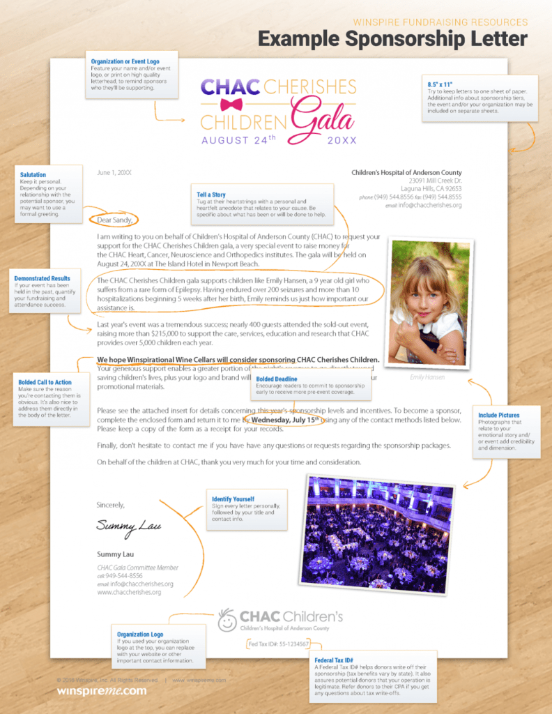 10 Easy Steps To Effective Sponsorship Request Letters + with Sponsor ...