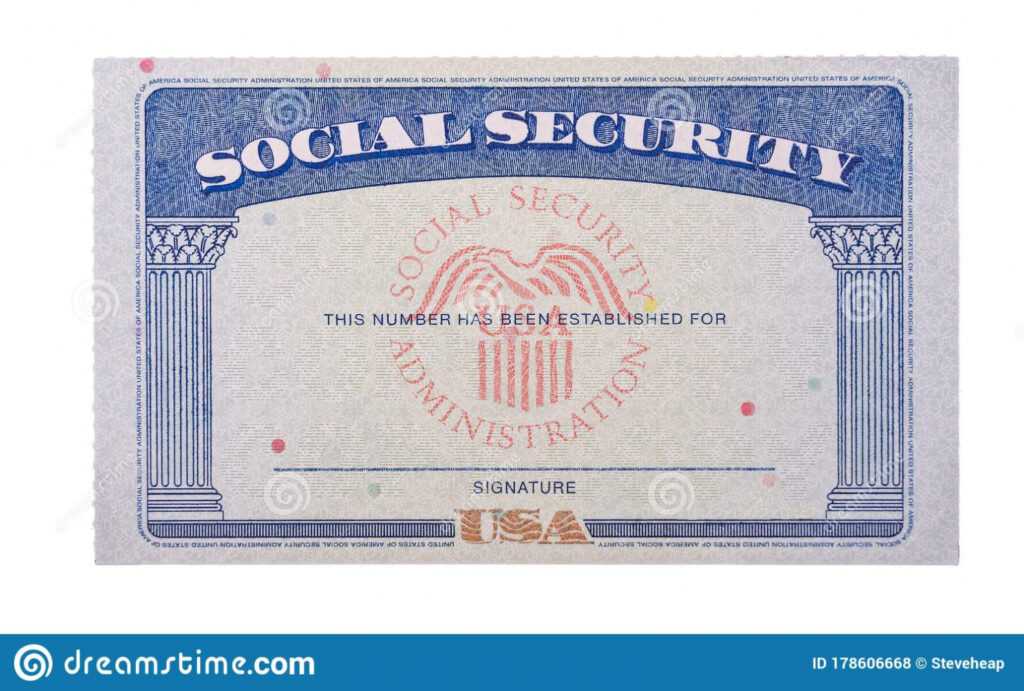 Ssn Card Template Creative Inspirational Template Examples