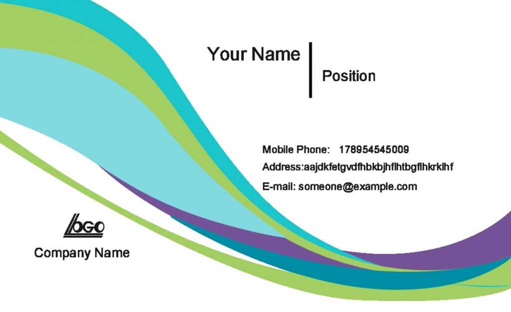 40+ Free Business Card Templates ᐅ Templatelab with Template For ...