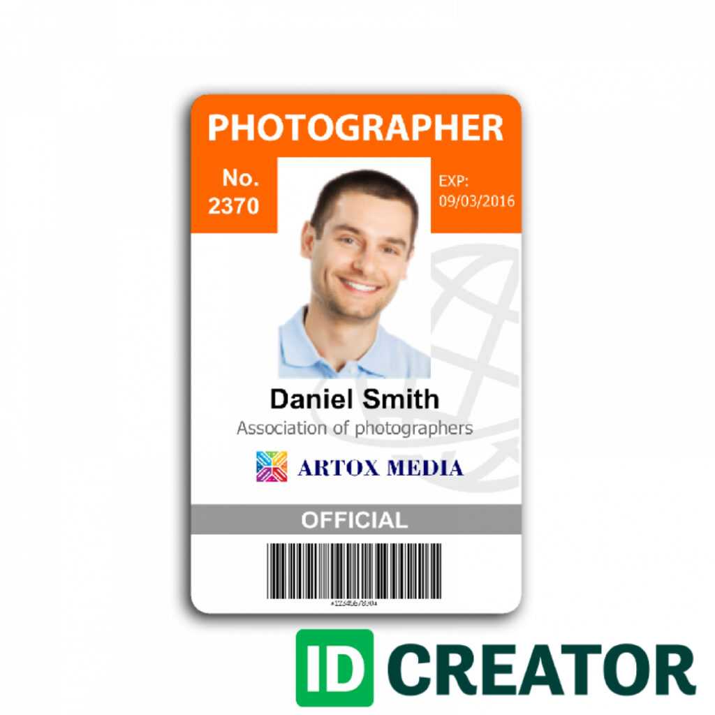 46 The Best Official Id Card Template Download By Official with ...