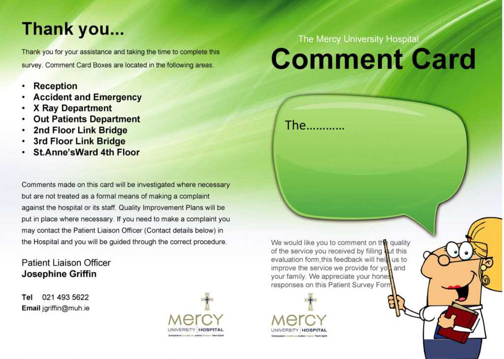 50 Printable Comment Card & Feedback Form Templates ᐅ with Survey Card ...