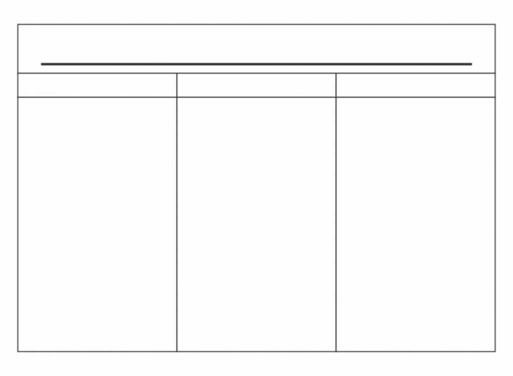 6 Best 3 Column Chart Printable Templates Printablee Within 3 Column
