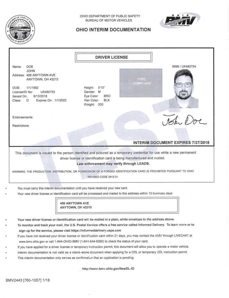 90 Create Ohio Id Card Template Photo By Ohio Id Card Throughout Usmc ...