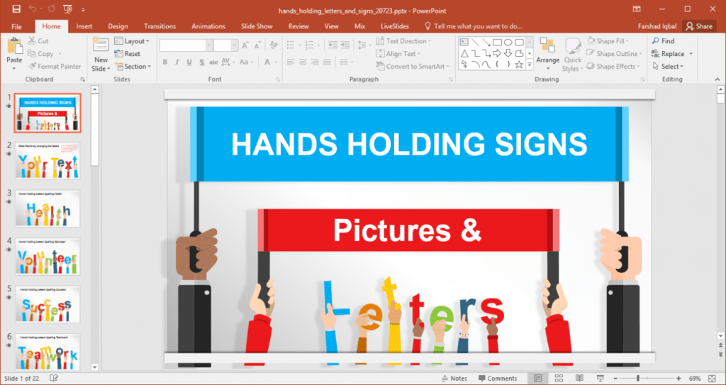 Animated Signboards Powerpoint Template Within What Is Template In 