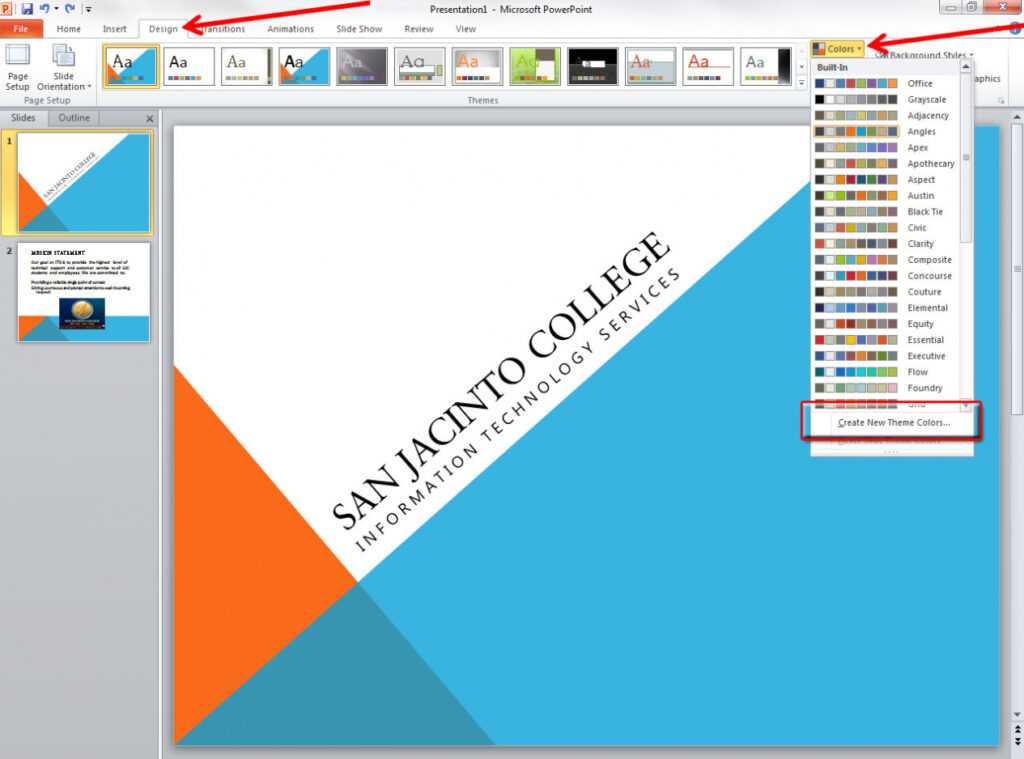 Applying And Modifying Themes In Powerpoint 2010 With How To Change 