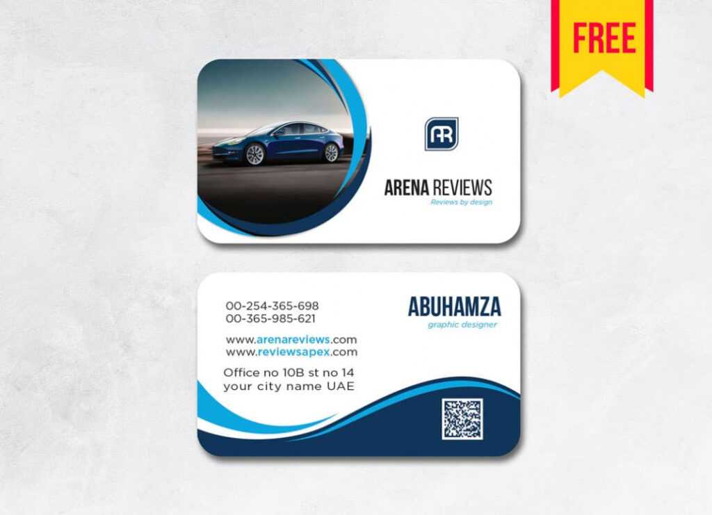 Car Visiting Card Design Free Download – Free Download with Templates ...