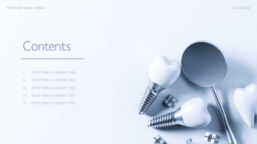 Dental Clinic Simple Powerpoint Templates With Radiology Powerpoint