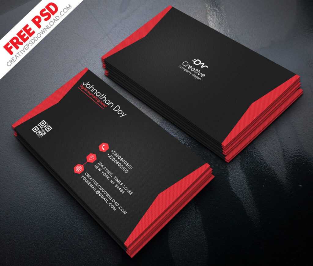 Digital Marketing Business Card Free Psd throughout Visiting Card Psd ...
