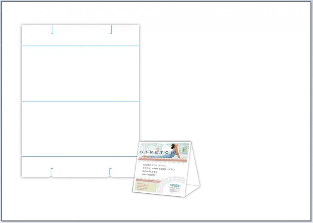 √ Free Printable Table Tent Template | Templateral in Tri Fold Tent ...