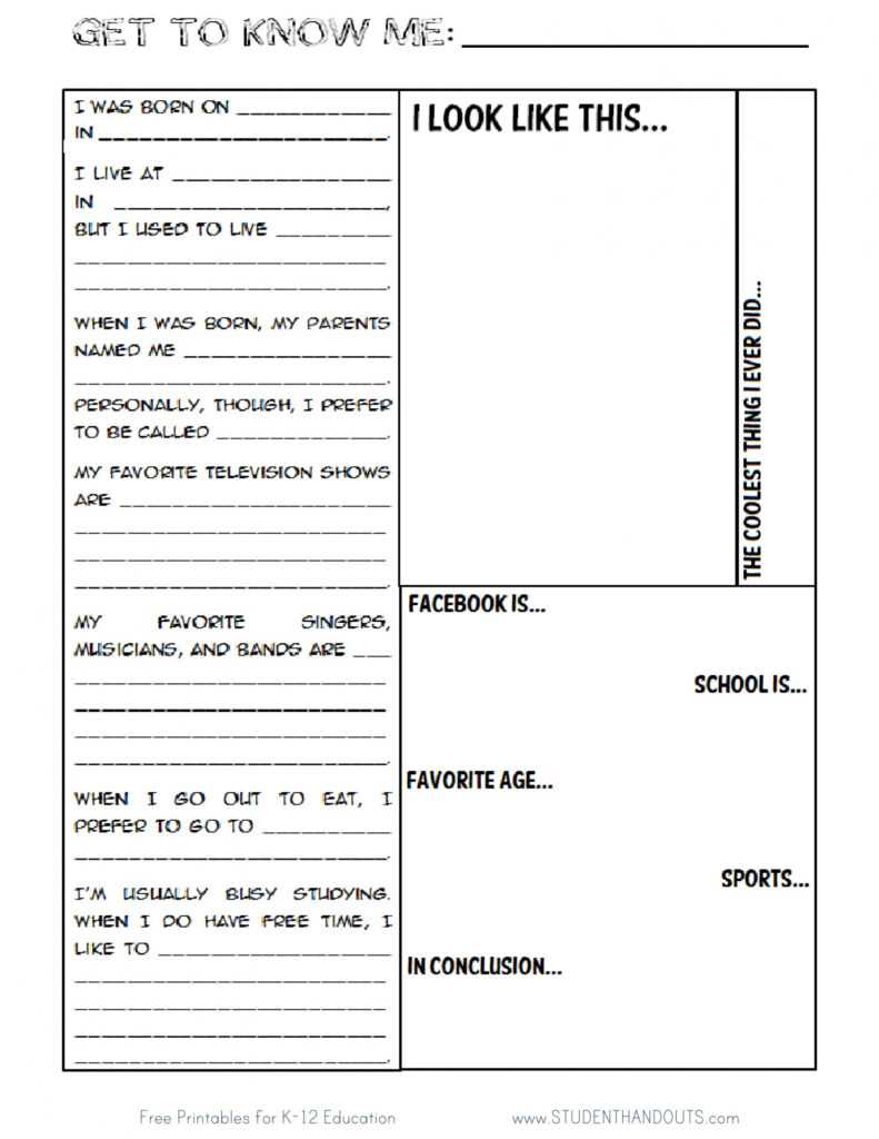 Free 14+ Student Information Forms In Ms Word | Pdf In Student ...