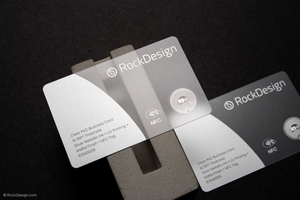 Free Online Smart Nfc Tag Plastic Business Card Template intended for Pvc Id Card Template ...