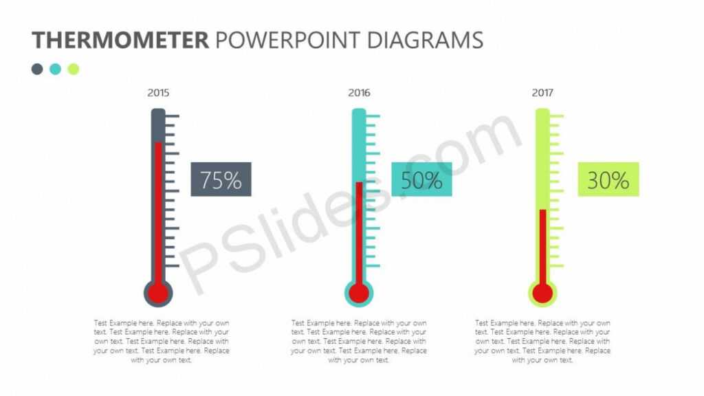 Free Thermometer Powerpoint Diagrams – Pslides inside Thermometer ...
