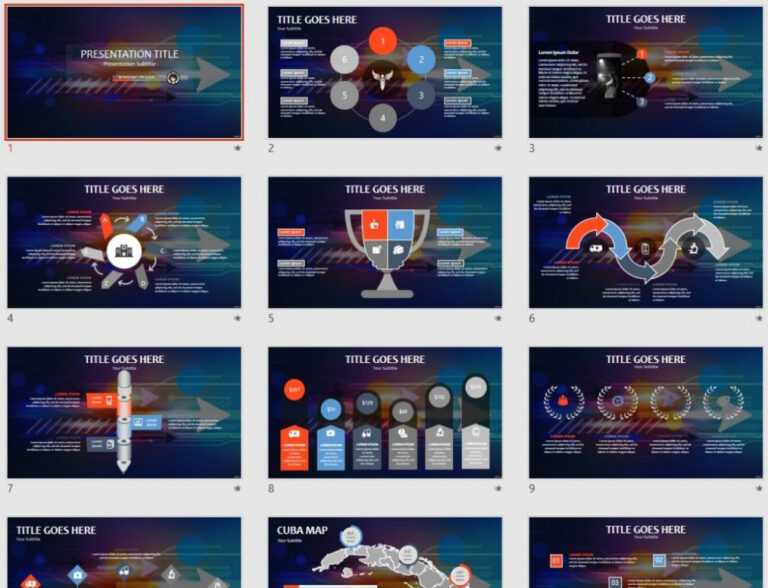 High Tech Powerpoint Template #91459 for High Tech Powerpoint Template ...