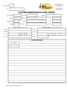 Service Job Card Template – Creative Inspirational Template Examples