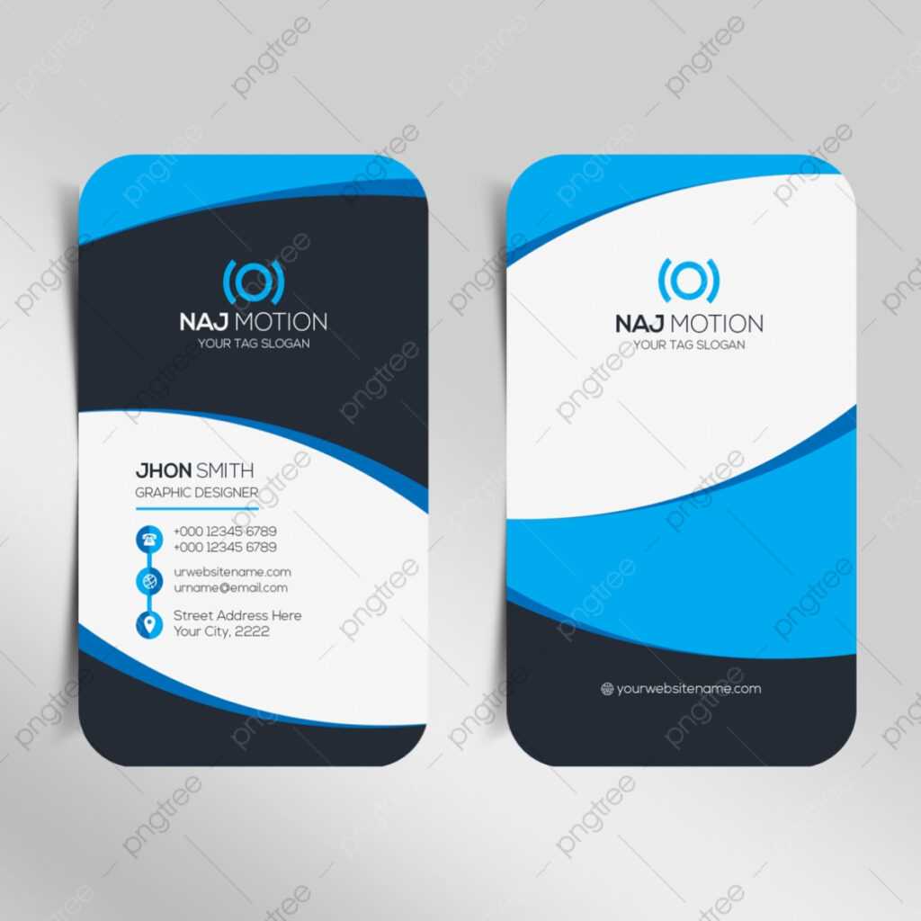 Modern Business Card Template Personal Visiting Card With for Psd ...