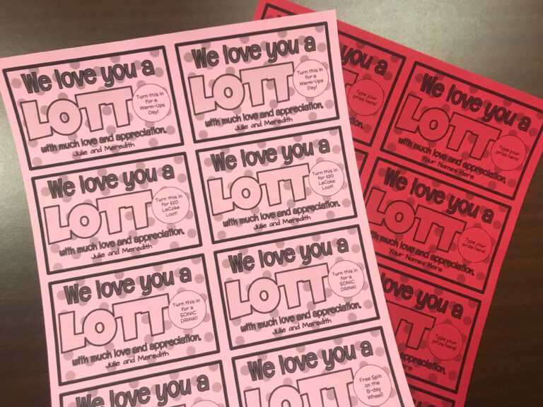 Personalized Scatch-Offs Templates – Meredith Akers with Scratch Off ...