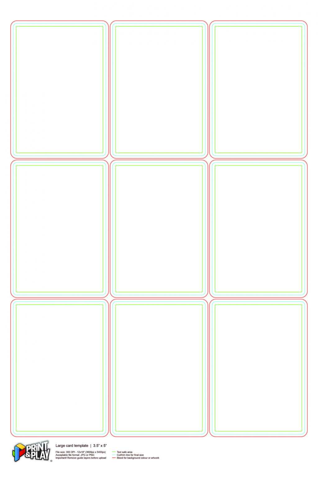 Playing Cards : Formatting & Templates – Print & Play Throughout Place ...