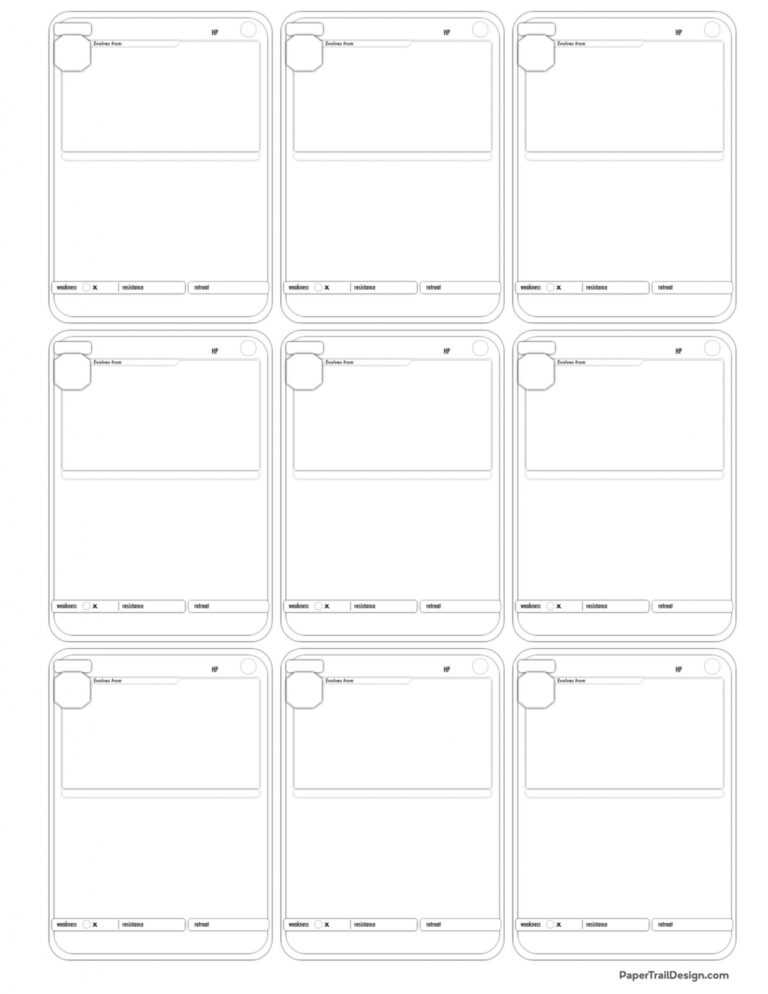 Pokemon Trainer Card Template – Creative Inspirational Template Examples