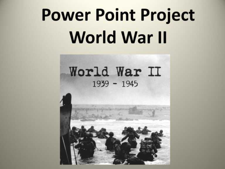 Power Point Project World War Ii – Ppt Download for World War 2 Powerpoint Template – Creative ...