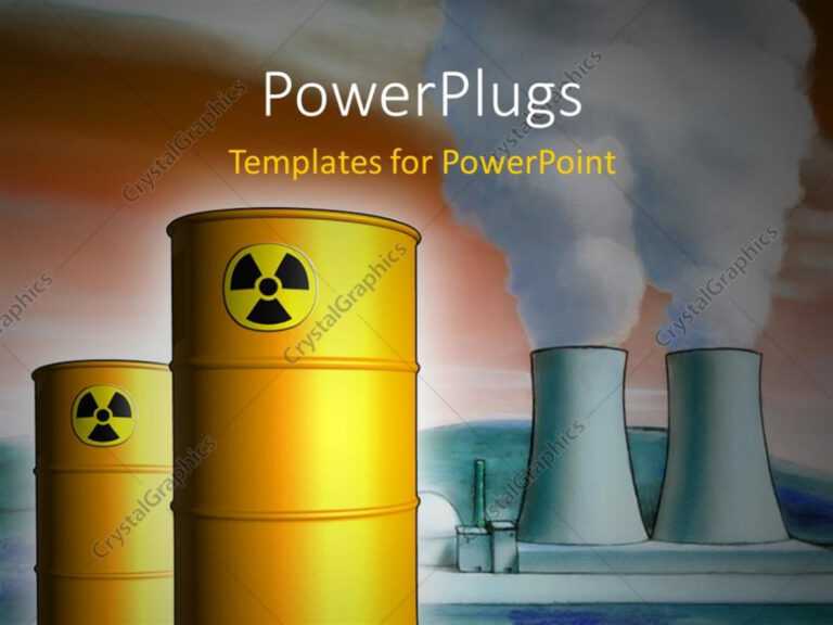 Powerpoint Template: Radioactive Waste From A Nuclear Power with regard ...