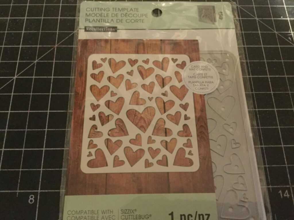 Recollections 542702 Hearts Cutting Template intended for Recollections ...