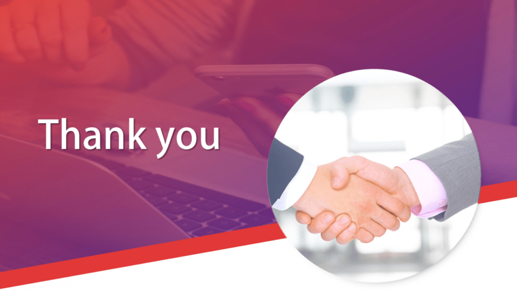 Simple Thank You Powerpoint Template within Powerpoint Thank You Card ...
