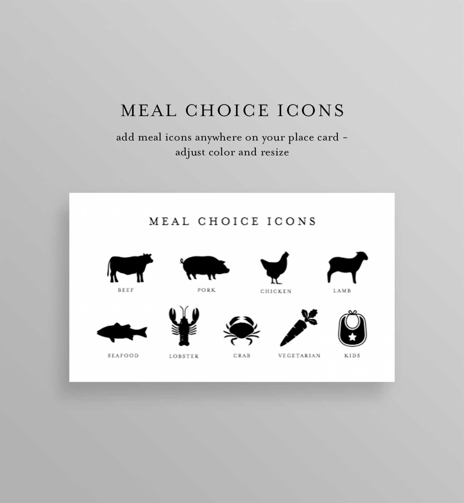 Table Name Card Template Creative Inspirational Template Examples