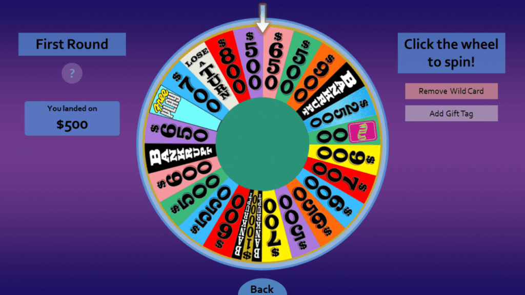 Wheel Of Fortune For Powerpoint Version 5.0 – An Absolute with Wheel Of ...
